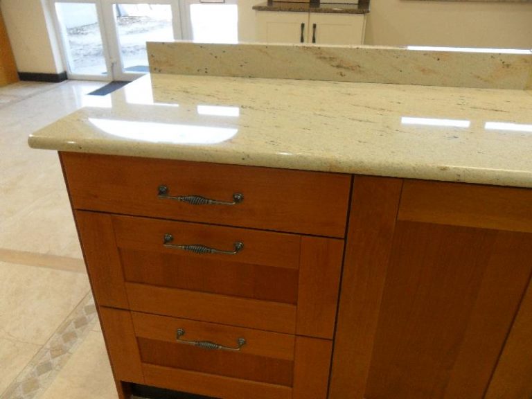 Atlantic Yellow Worktop with Full Bullnose Edge - Wells Granite ...